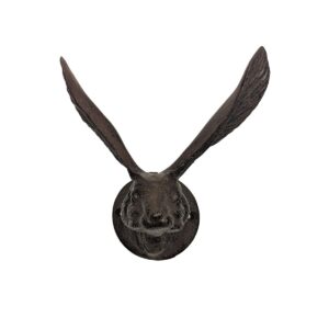 treasure gurus metal bunny ears hook wall mount hat coat hanger holder jack rabbit key ring storage