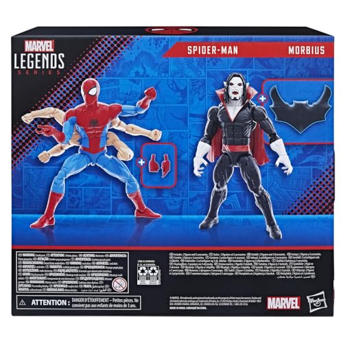 The Amazing Spider-Man Marvel Legends Pack 2 Figurines Spider-Man & Morbius 15 cm