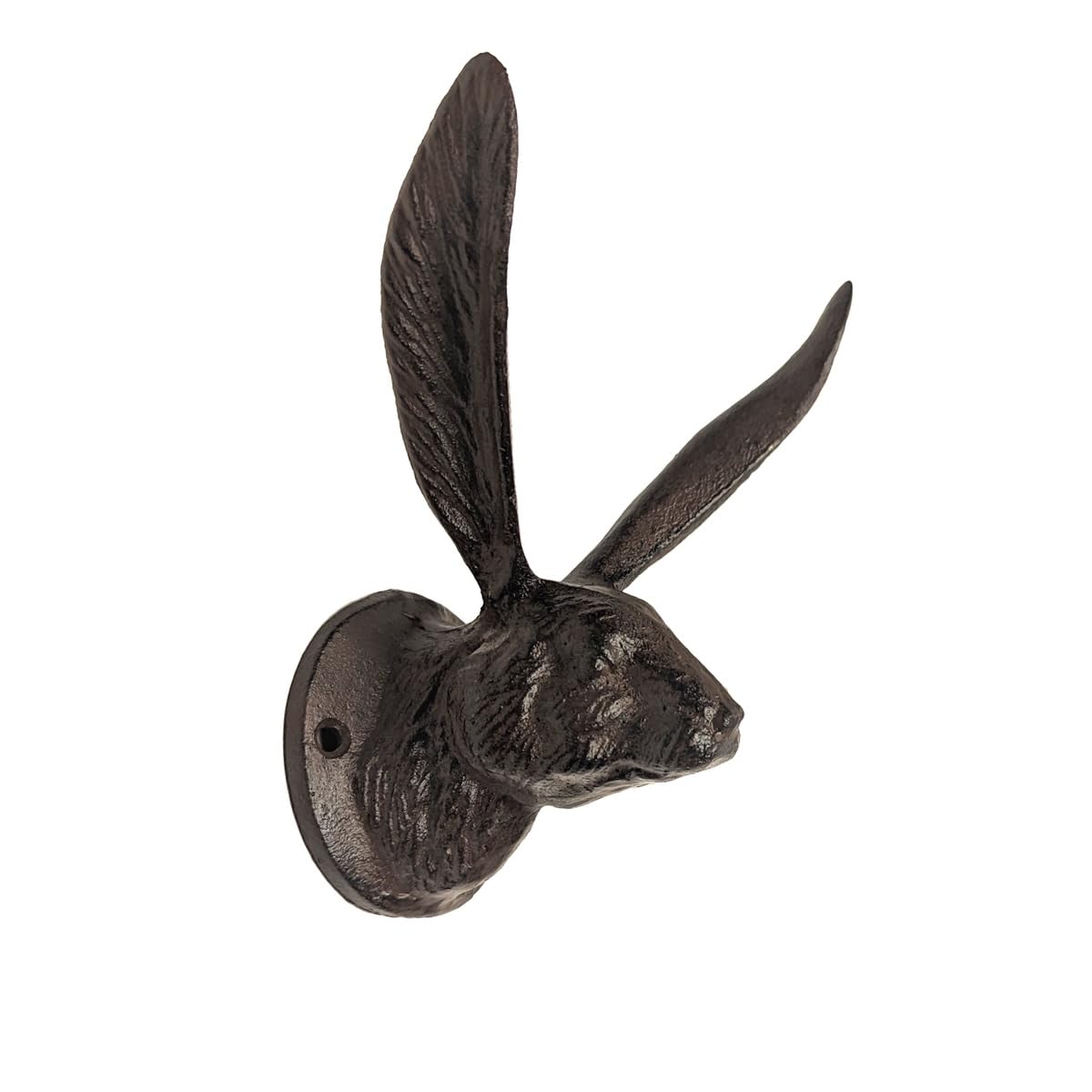 Treasure Gurus Metal Bunny Ears Hook Wall Mount Hat Coat Hanger Holder Jack Rabbit Key Ring Storage