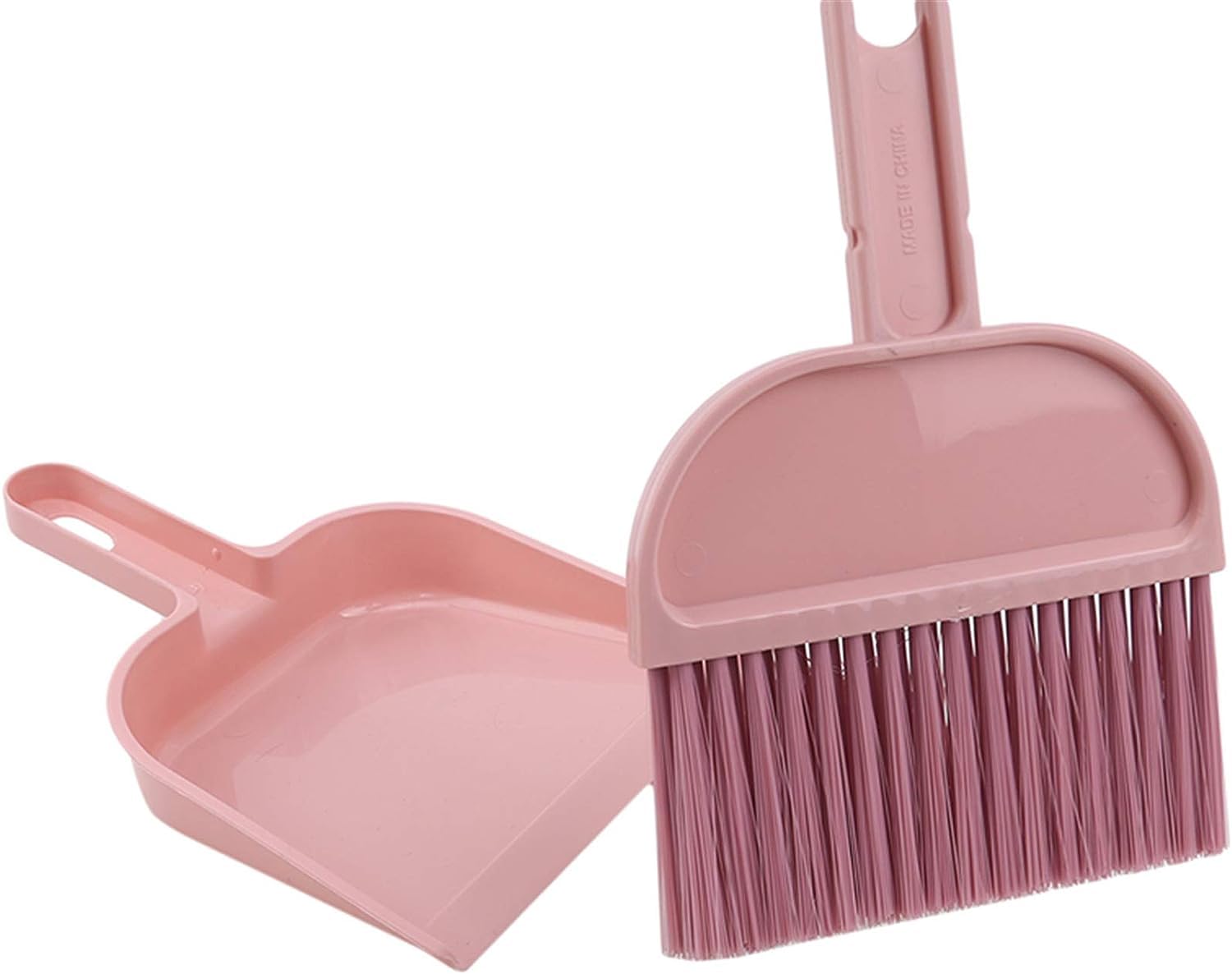 Plastic Mini Broom and Dustpan,Mini Cleaning Brush with Dustpan Set Desktop Cleaning Accessories,Pink with Dustpan Set,Plastic Mini Broom and Dustpan,Desktop Cleaning Set