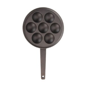 7 holes nonstick takoyaki grill pan deepened enlarged cast iron takoyaki maker for restaurant hotel household kitchen use