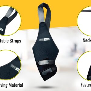 RadHaven Dog Knee Brace for Torn ACL Hind Leg, Cruciate Ligament Injuries, Patella Dislocation, Double Straps and Comfortable Dog Leg Braces for Back Leg Support (Right- Large)