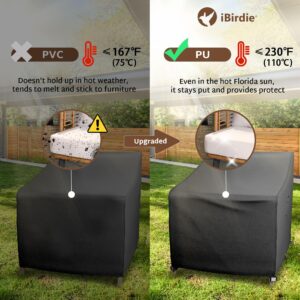 iBirdie Waterproof Outdoor Chair Covers 32W 34D 36H inch 2 Pack Patio Furniture Covers