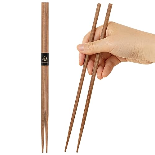 Restaurantware Bambuddha 9.5 Inch To Go Chopsticks 100 Durable Bamboo Chopsticks - With Paper Band Brown Bamboo Premium Chopsticks For All Kinds Of Foods Ideal For Cafes And Restaurants