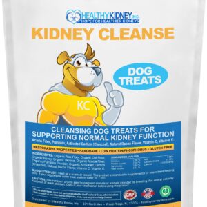 Kidney Cleanse Dog Treats Low Protein Bacon 20 Oz. Dog Treats for Kidney Support. Kidney Friendly Dog Food Diet Treat That Supports Normal Kidney Toxin Elimination