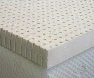 ORGANIC TEXTILES Latex Mattress Topper with Rayon derrived from Bamboo Cover (3 Inches Queen, Firm)