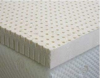 ORGANIC TEXTILES Latex Mattress Topper with Rayon derrived from Bamboo Cover (3 Inches Queen, Firm)