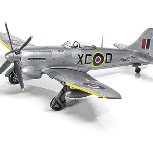 Airfix Model Airplane Kit Gift Set - A02110 Hawker Tempest Mk.V Post War, Plastic Plane Model Kits for Adults & Kids 14+, Skill Level 2, 1:72 Scale WW2 Military Aircraft Models for Beginners