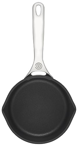 Le Creuset Toughened Nonstick Pro Open Saucepan with Double Pour Spouts, 1.7 qt.