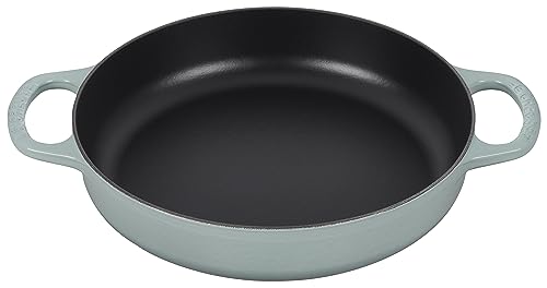 Le Creuset Signature Cast Iron Everyday Pan, 11", Sea Salt