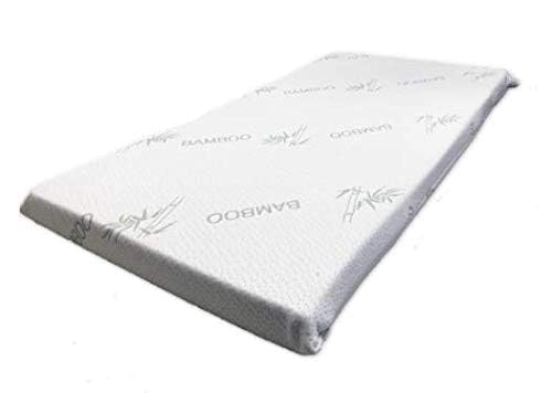 ORGANIC TEXTILES Latex Mattress Topper with Rayon derrived from Bamboo Cover (3 Inches Queen, Firm)