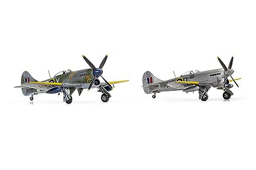 Airfix Model Airplane Kit Gift Set - A02110 Hawker Tempest Mk.V Post War, Plastic Plane Model Kits for Adults & Kids 14+, Skill Level 2, 1:72 Scale WW2 Military Aircraft Models for Beginners