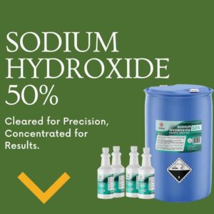 Sodium Hydroxide 50% (Caustic Soda, Lye) - 2 Quarts - for Soaps, Paper, Dyes, Cleaning, & Water Treatment - Alliance Chemical