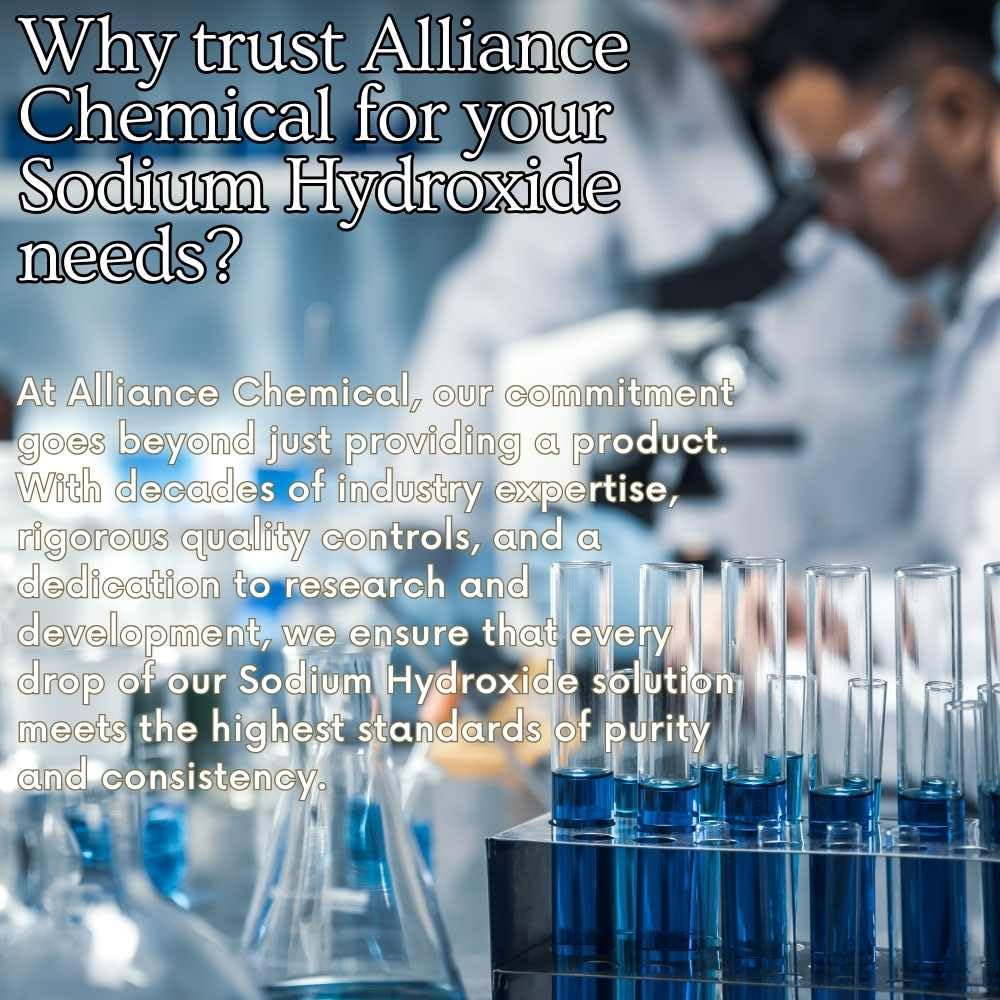 Sodium Hydroxide 50% (Caustic Soda, Lye) - 2 Quarts - for Soaps, Paper, Dyes, Cleaning, & Water Treatment - Alliance Chemical