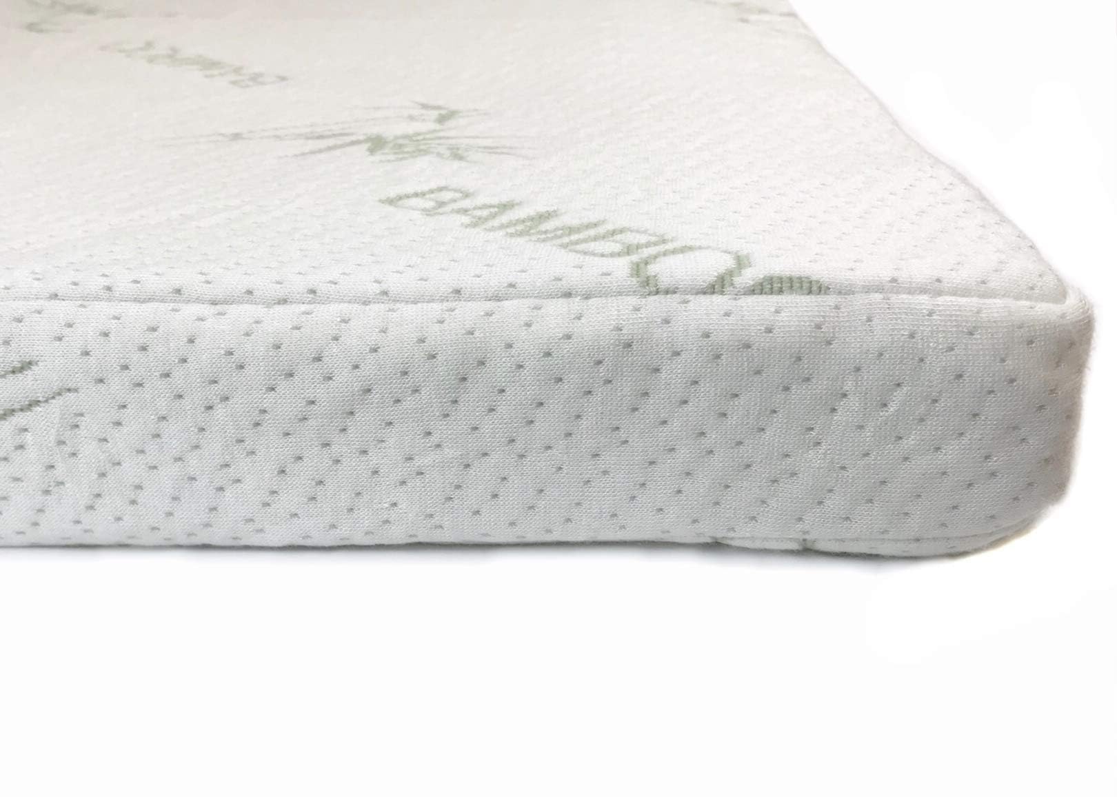 ORGANIC TEXTILES Latex Mattress Topper with Rayon derrived from Bamboo Cover (3 Inches Queen, Firm)