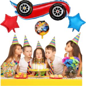 6 pcs Hot Car Themed balloons/Hot Race Car Birthday Party Supplies Baby Shower Party Decorations