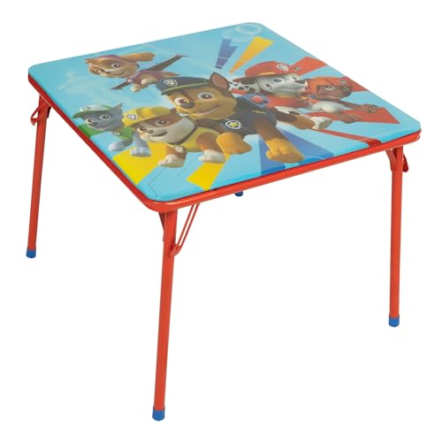 Paw Patrol Kids Table & Chairs Set for Kid and Toddler 36 Months Up to 7 Years, Includes: 1 Table (24" L x 24" W x 20" H), 2 Chairs (13" L x 13.5" W x 21" H) Weight Limit: 70 lb