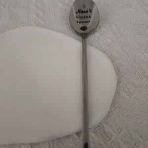 Gift for Nana from Granddaughter Grandson Funny Nana's Coffee Spoon for Grandma Nana Coffee Tea Lover Gifts Spoon for Nana Grandmother Christmas Gifts Stainless Steel Spoons