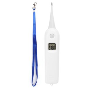 Pet Thermometer, Veterinary Electronic Pigs Cattle Sheep Dog Digital Aquarium Animal Accurate Temperature Readings with Waterproof Flexible Round Tip for Dogs Horse Cats Pigs Sheep Livestock