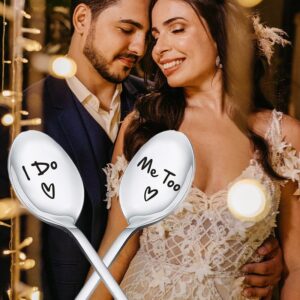 Wedding Anniversary Engagement Gift Spoons for Couple Gifts for Him and Her Husband and Wife Gifts for Couples Set Tea Coffee Spoon Boyfriend Girlfriend Birthday Christmas Valentines Day Gifts for Bf