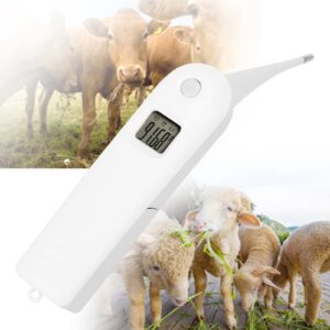 Pet Thermometer, Veterinary Electronic Pigs Cattle Sheep Dog Digital Aquarium Animal Accurate Temperature Readings with Waterproof Flexible Round Tip for Dogs Horse Cats Pigs Sheep Livestock