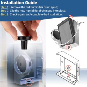 Sconva 4223 Drain Spud Compatible with Aprilaire Humidifier Models 500, 500A, 500M, 550, 560, 600, 600A, 600M Humidifier Parts & Accessories