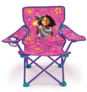 disney's encanto kids chair foldable for camping, sports or patio with carry bag, toddlers 24m+