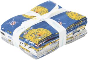 ffa forever blue 9 fat quarters riley blake designs fq-13950-9