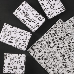 100 Sheets 20 * 14 Inches Musical Note Tissue Paper Music Design Gift Wrapping Tissue for Birthday Baby Shower Wedding Christmas Music Concert 50s Theme Party DIY Craft