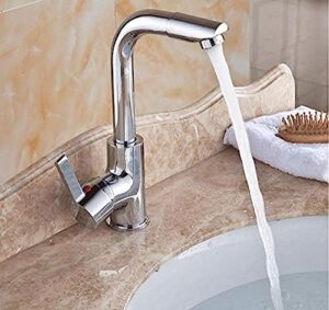 360 degree rotation bath basin faucet cold and hot water taps bathroom mixer tap torneira deck mounted with accessories