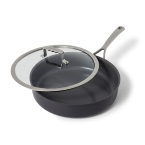 sur la table classic hard anodized ceramic nonstick sauté pan, 5 qt, aluminum