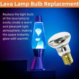 Kanlpeia 2 Pack Lava Lamp Bulb R39 E17 25W Reflector Bulbs for Bedroom and Office 120v Lava Lamp Light Bulb Replacement