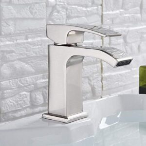 bath basin brass faucet basin sink faucet bathroom crane cold and hot water mixer taps-black,brushed nickle