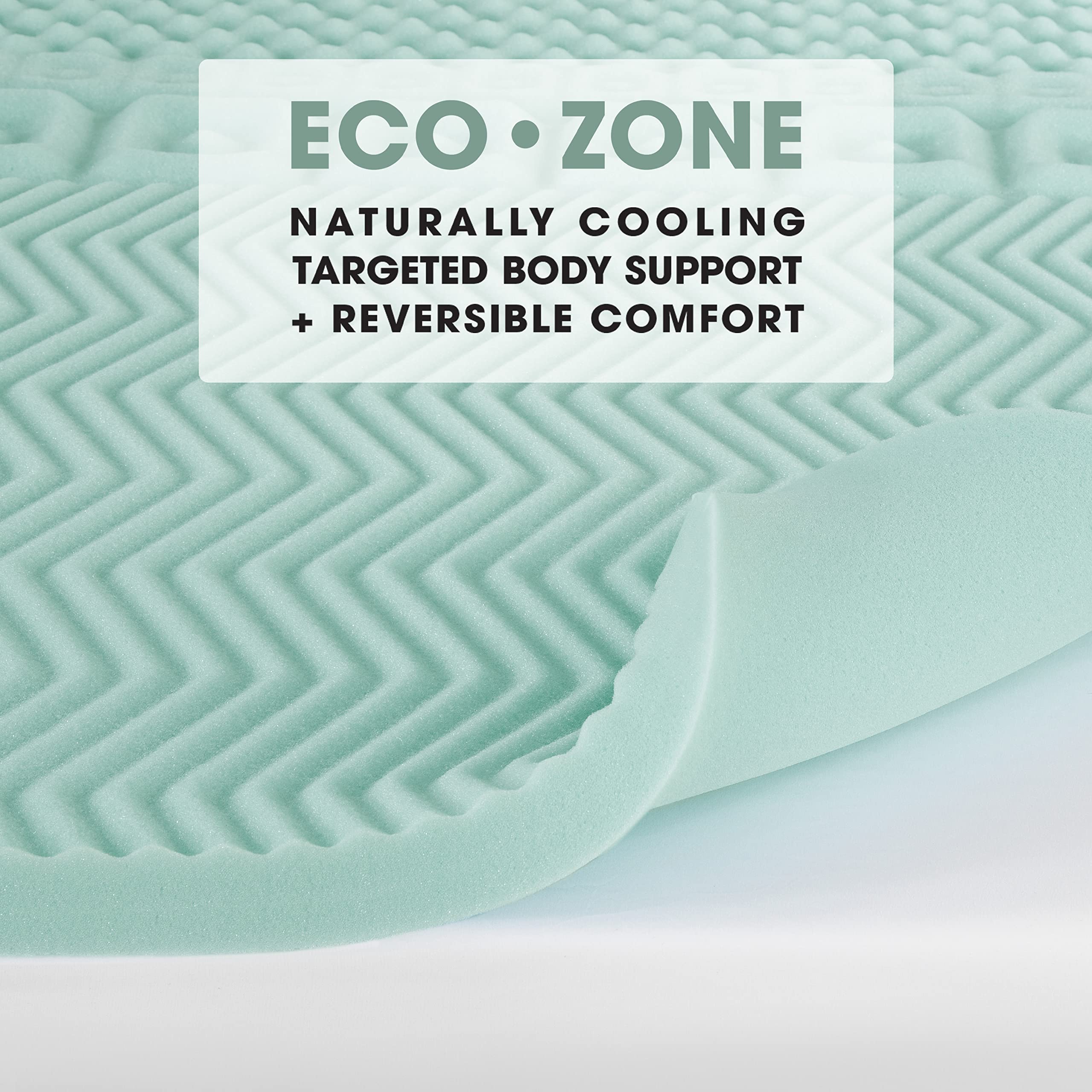 Dream Serenity EcoZone 2" Memory Foam Mattress Topper Twin XL