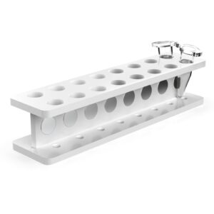 elabpal magnetic bead rack separator for dna/rna, magnetic separation rack for biological sample purification, holds 16 wells of 1.5ml/2ml centrifuge tubes