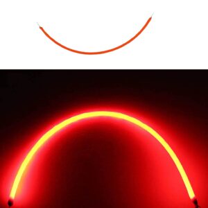 dc3v 130/300mm flexible filament led filament edison bulb led bead diodes light accessories,warm light,2200k(300mm,red)