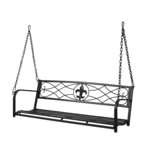 52 patio porch hanging swing chair garden deck bench seat outdoor furniture