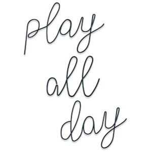 playroom wall decor, play room daycare wall decoration play all day sign play all day wall decor for kids boys girls playhouse decor toy room classroom