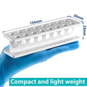 eLabPal Magnetic Bead Rack Separator for DNA/RNA, Magnetic Separation Rack for Biological Sample Purification, Holds 16 Wells of 1.5ml/2ml Centrifuge Tubes