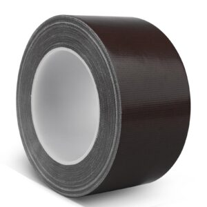 dark brown duct tape heavy duty, 2.36 inch x 36 yard waterproof strong adhesive duct tape for indoor outdoor repairs tear by hand, 1 roll