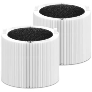 nxbhg blue pure 411i/411a max replacement filter compatible with blue pure 411i/411a max air purifier. blue pure f4max, 3-in-1 h13 ture hepa and high-efficiency activated carbon filters, 2 pack.