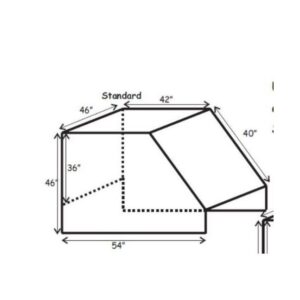 StaDry Full Forklift Cab Enclosure Cover Clear Vinyl Fits Standard Size models