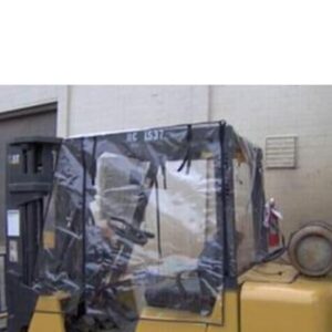 StaDry Full Forklift Cab Enclosure Cover Clear Vinyl Fits Standard Size models