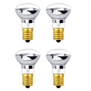 4 pcs r39 reflector type bulb, 40w 120v replacement light bulbs for lava lamp, reflector lava lamp bulb, r39 e17 socket