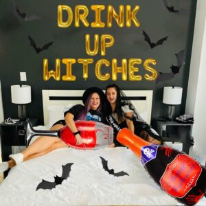 Cheers up Witches Balloons Cheers Drink Witches Party Decoration Cheers up Witches Banner Cheers Witches Sign