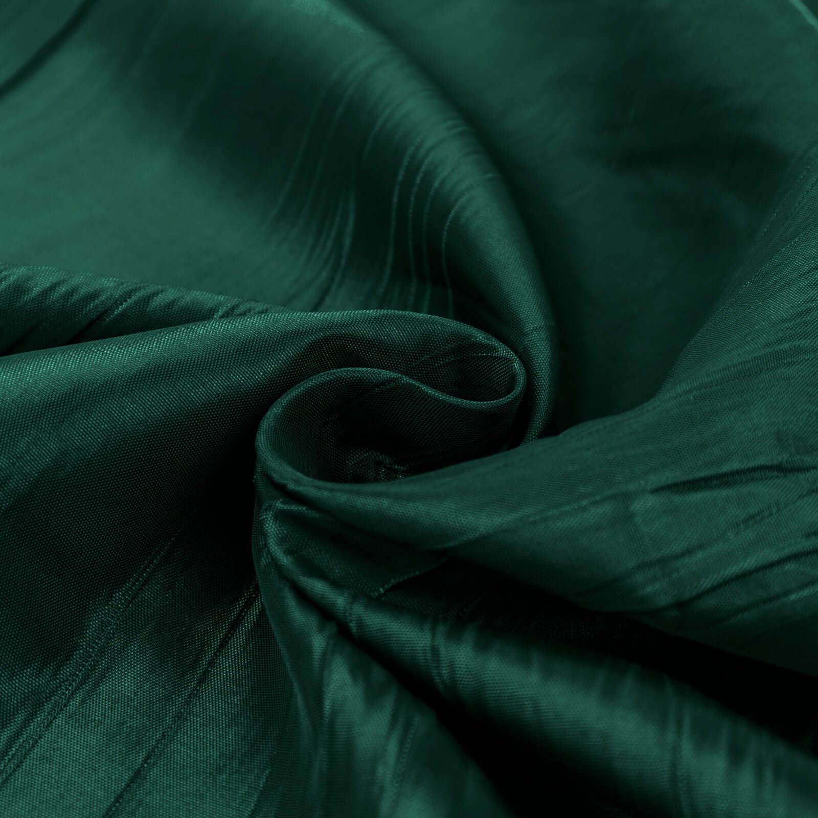 Efavormart 54" x10 Yards Hunter Emerald Green Accordion Crinkle Taffeta Fabric Bolt for Wedding Birthday Party Dance Event Decoration