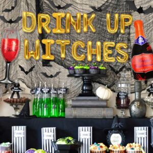 Cheers up Witches Balloons Cheers Drink Witches Party Decoration Cheers up Witches Banner Cheers Witches Sign