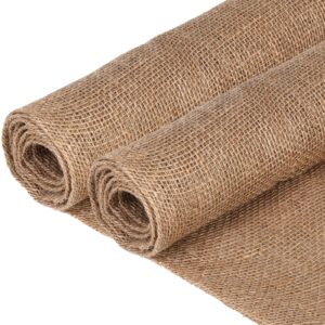 butarfe burlap 5 yard natural burlap fabric 39 inches wide burlap fabric by the yard premium jute liner multipurpose jute fiber material for gardening wedding table runners home party decor christmas