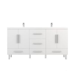 alya bath ripley bathroom vanity, 72", white