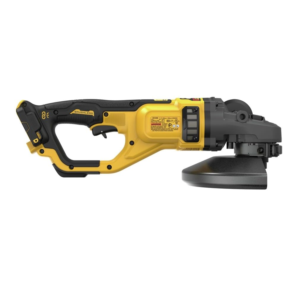 Dewalt DCG460B 60V MAX Brushless Lithium-Ion 7 in. - 9 in. Cordless Large Angle Grinder (Tool Only)